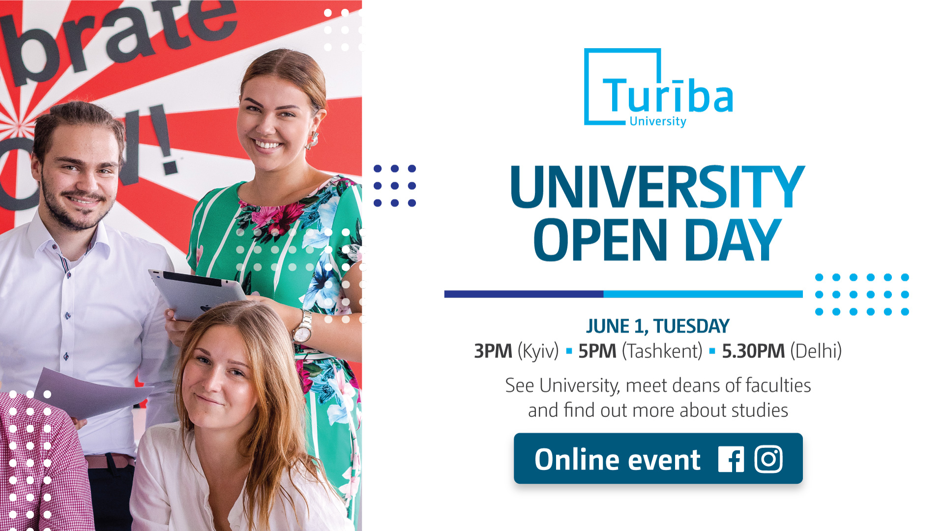 Turiba University Open Day - 01.06.2021 - EVENT CALENDAR - Turība ...
