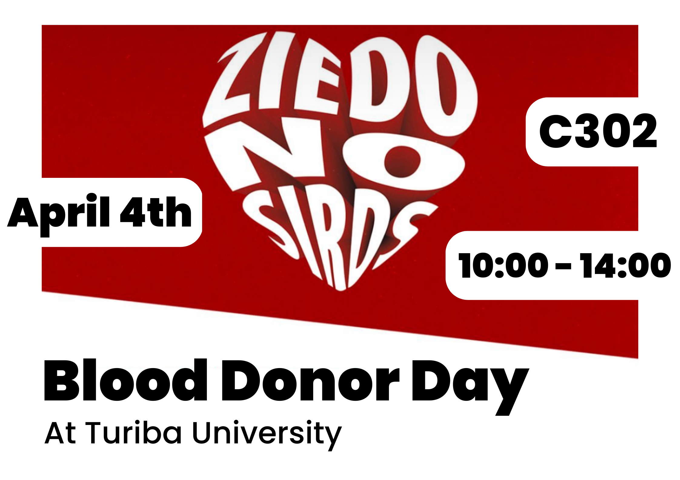 Blood Donor Day at Turiba University - 28.03.2023 - NEWS - Turība ...