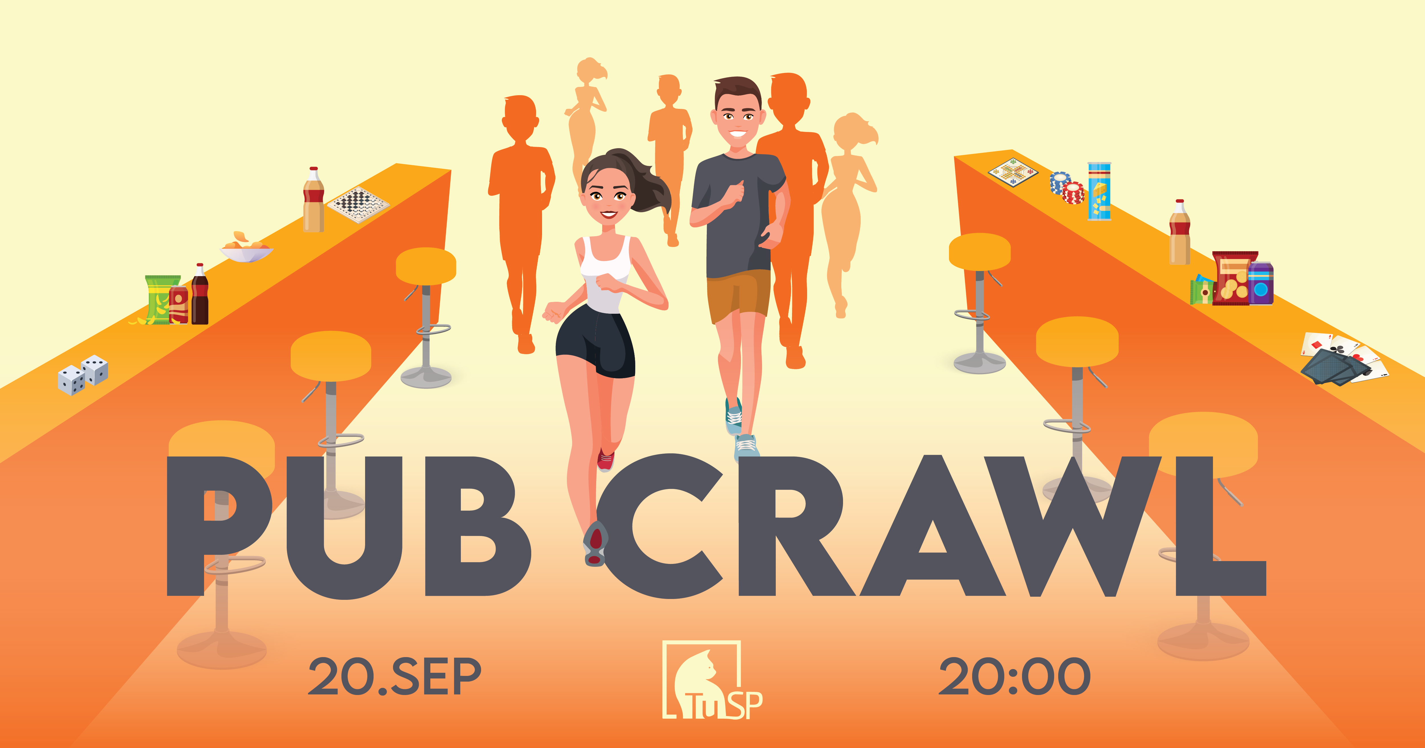 Event for Erasmus students "Pub crawl" - 14.09.2022 - NEWS - Turība ...