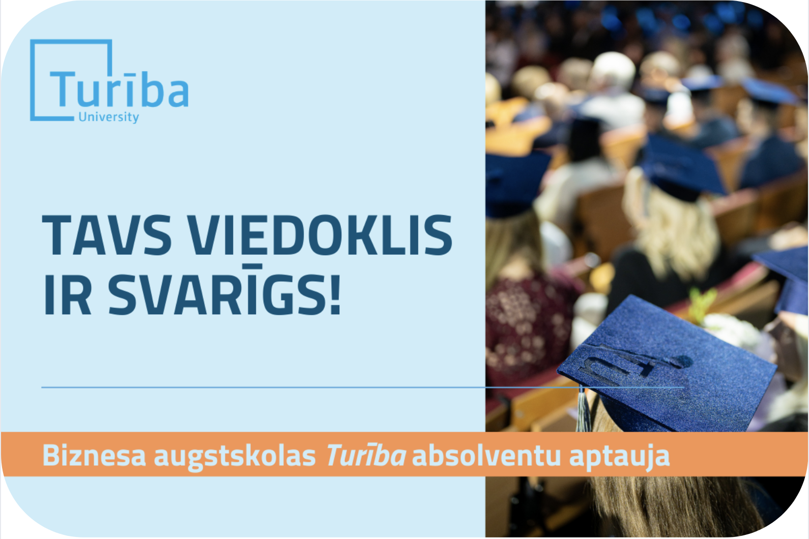 Turība University alumni are invited to participate in a survey - 24.11 ...