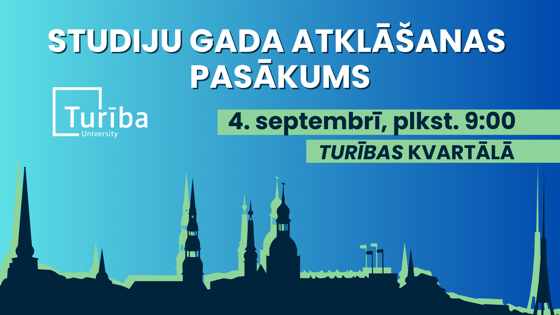 Studiju gada atklāšana Turības kvartālā - 04.09.2023 - Pasākumi ...