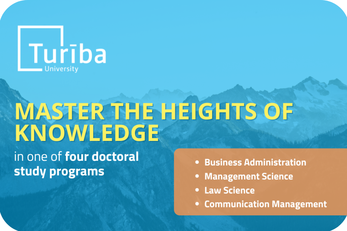 Master the heights of knowledge in one of four doctoral study programs ...